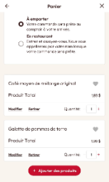 Comment puis-je modifier ma commande ou retirer des produits avant de passer une commande sur l ...