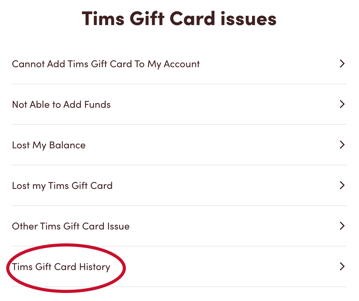 Why is my Tims Gift Card balance different than I thought? – Tim ...
