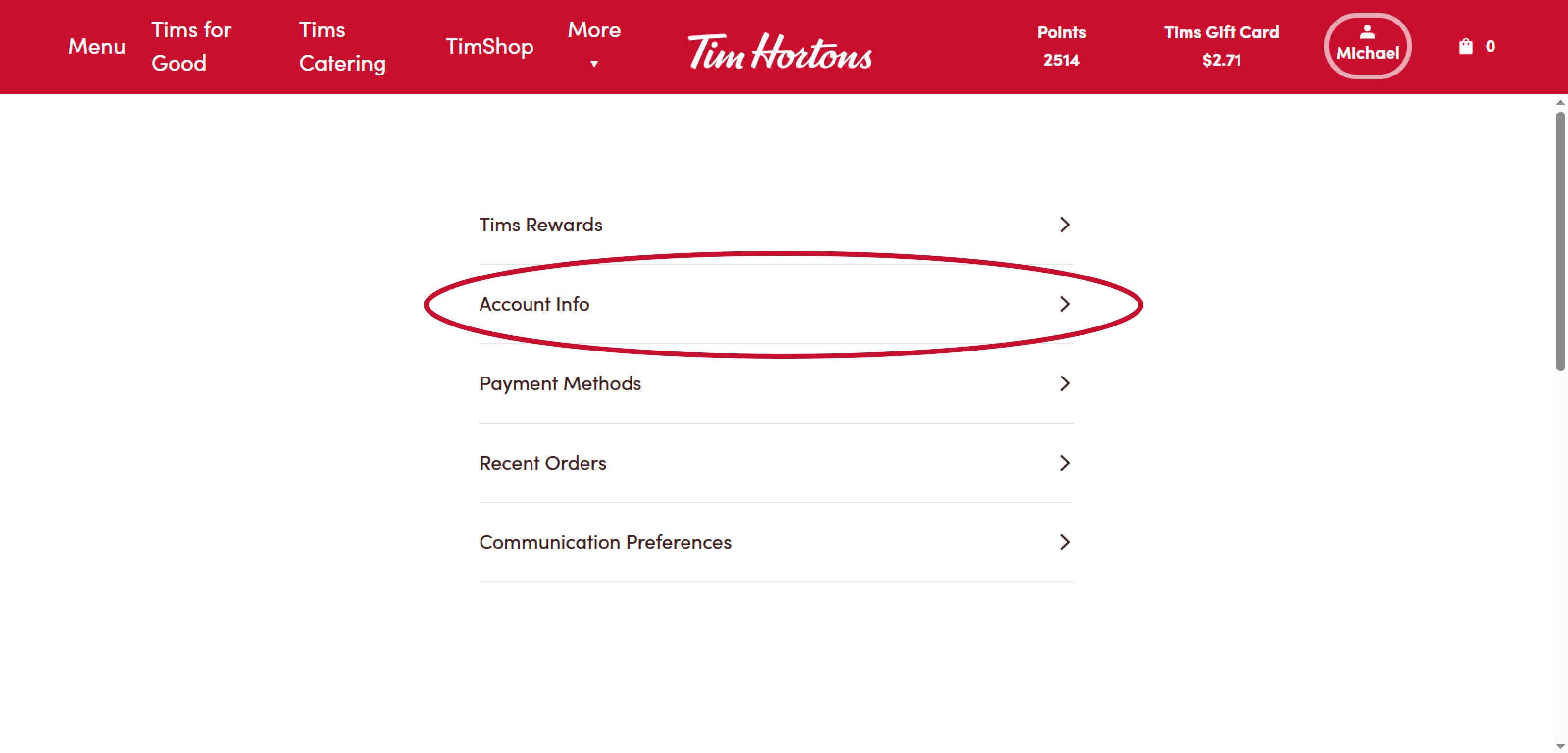 How do I add my birthday to my account in the Tim Hortons app? – Tim Hortons Help Centre